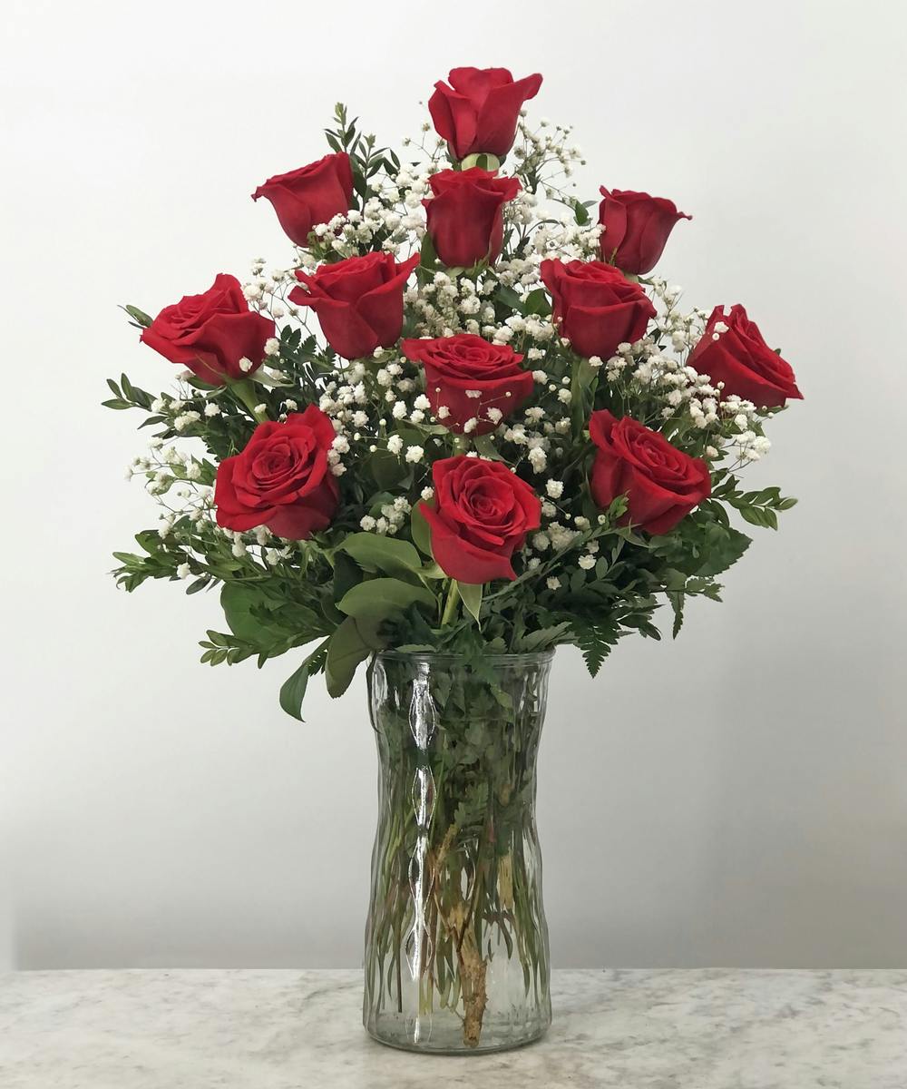 Dozen Red Roses for Staten Island Delivery | Moravian Florist