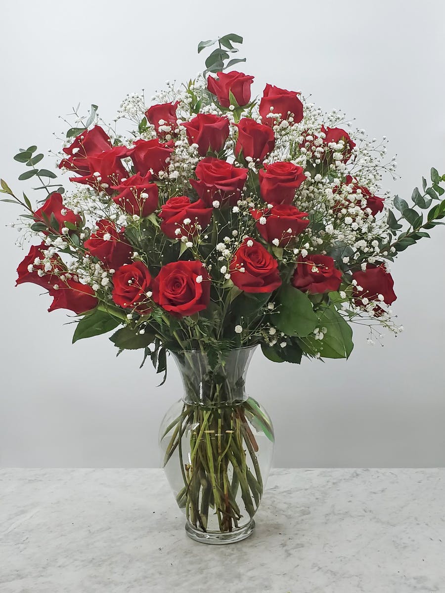 Dozen Red Roses for Staten Island Delivery | Moravian Florist